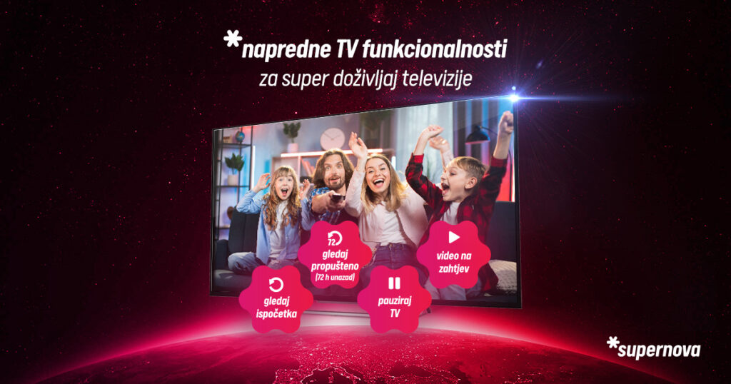 Napredne TV funkcionalnosti za super doživljaj televizije | Vijesti | Supernova